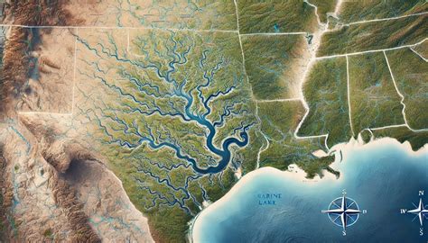 Side Texas Sabine River Map