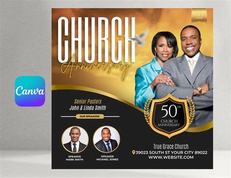 50th Church Anniversary Ideas Personalized Church 50th Anniversary