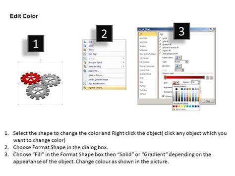 PowerPoint Layout Chart Gears Process Ppt Designs
