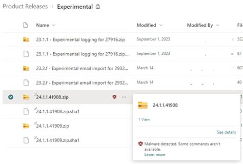 Sharepoint Online File Flagged As Containing Malware Sharepoint