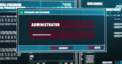 Password Cracked Warning Notification On Digital Security Alert On Screen Stock Video Envato