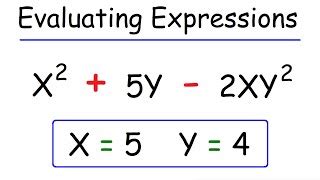 How To Evaluate Algebraic Expressions Worksheets Library