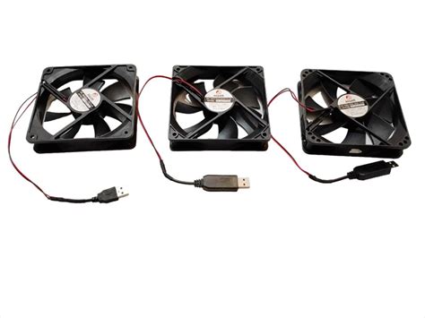 Allan Dc Brushless Fan To Usb Male Port 5v 9v 12v 1 Pc Per Order 0