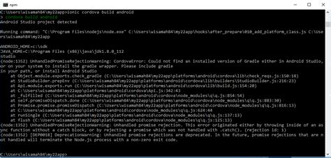 Cordova Failed To Build A Release Apk From Ionic App Stack Overflow