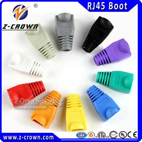 RJ45 Boot For Cat5e Cat6 Patch Cable Networking Boot Cover Rubber Boot 100pcs Lot In Computer