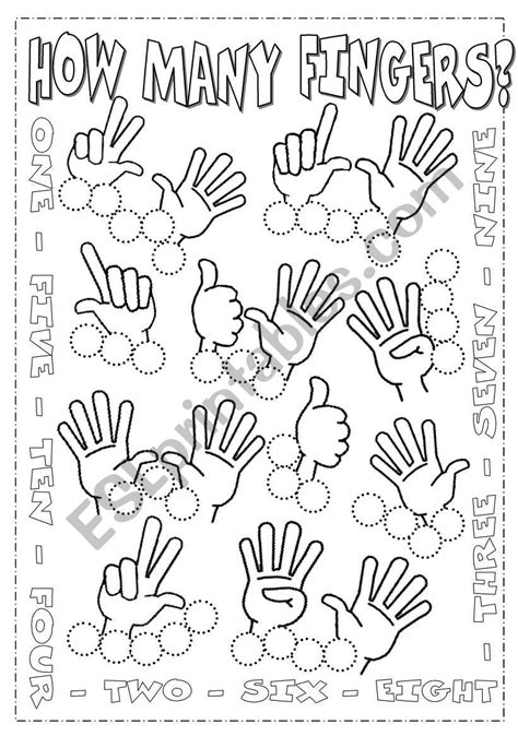 Numbers From 1 To 10 Esl Worksheet By Alenka