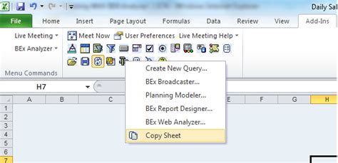 Working With Bex Analyzer Sap Community