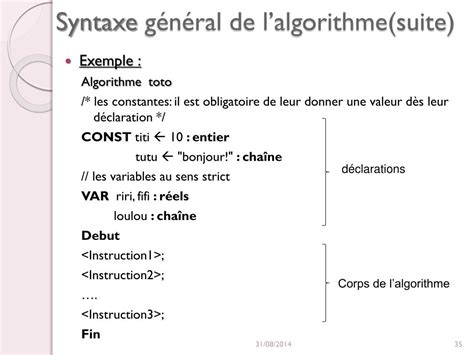 Ppt Algorithmique Powerpoint Presentation Free Download Id3730251