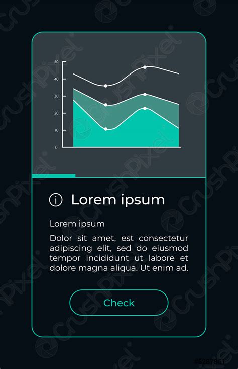 Areas Diagram Ui Element Template Stock Vector 6287851 Crushpixel