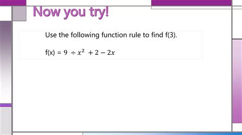 Evaluating Functions Basic Rules Day 3 Ppt