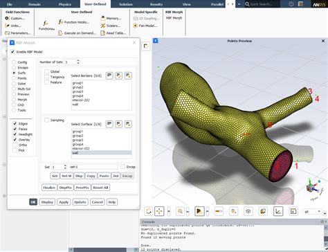 mesh morphing rbf mr cfd