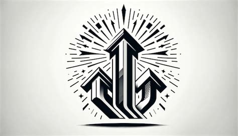 Las Flechas Minimalistas Blancas Y Negras Ascenden Vector Premium