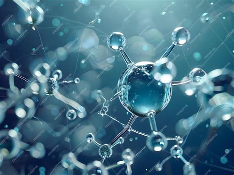 Abstract Structure Background Of Molecule Or Atom Molecular Structure