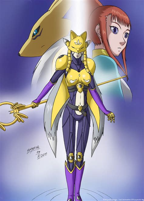 Ruki Renamon And Sakuyamon By Yuuyatails