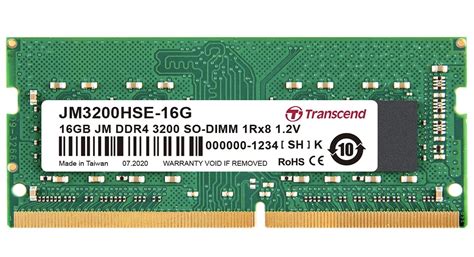 Preciazo Amazon Memoria Ram Transcend 16gb Ddr4 3200mhz A 49€