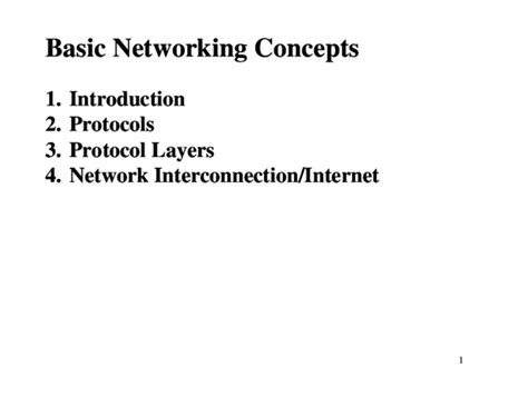 basic networking concepts ppt free download