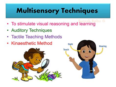 Multi Sensory Approach In Education Technology Pptx
