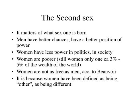 PPT Simone De Beauvoir Introduction To The Second Sex PowerPoint Presentation ID 6114775