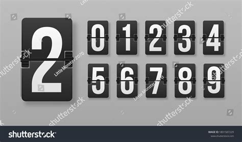 Creative Vector Illustration Countdown Timer Different Stock Vector Royalty Free 1801587229