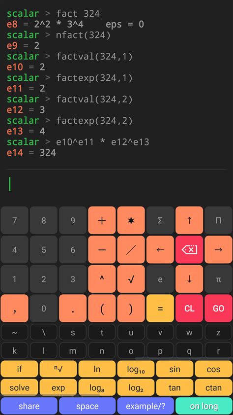 Scalar Calculator Prime Factorization 🥇 Scalar Scientific Calculator App Charts And Scripts