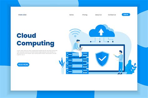 클라우드 컴퓨팅 온라인 데이터베이스 기술 랜딩 페이지 템플릿 백업에 대한 스톡 벡터 아트 및 기타 이미지 백업 클라우드 컴퓨팅 0명 Istock