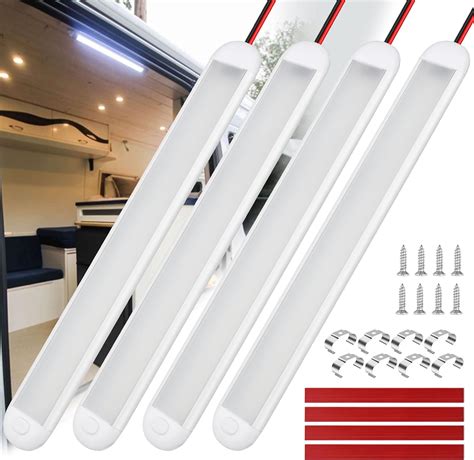 Rvzone 12v Led Interior Light Bar 120leds 1800lm 8w Dc