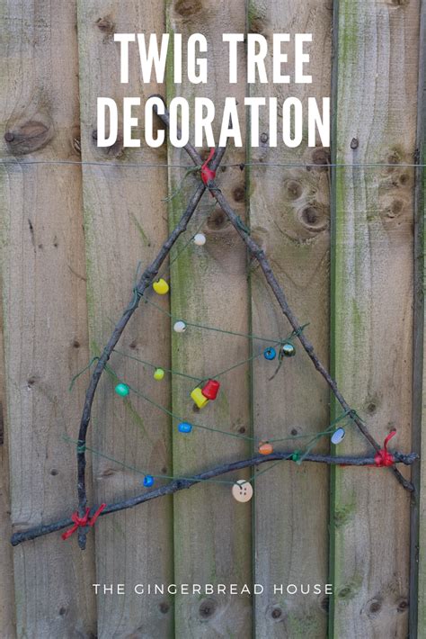 Crafting With Twigs Twig Tree Decoration The Gingerbread House Co Uk