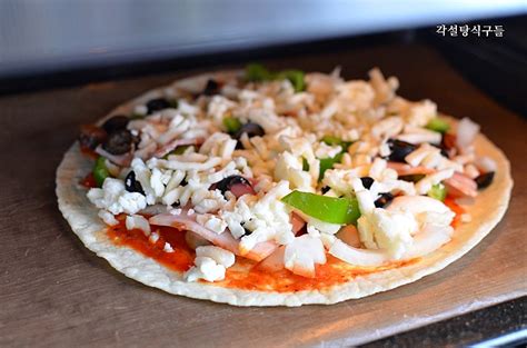 또띠아피자 만들기