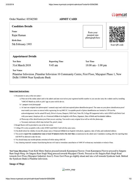 Amcat Admit Card Pdf