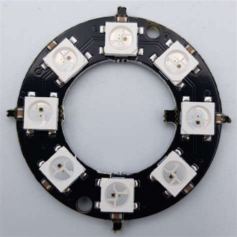 Mạch Hiển Thị Neopixel 8 Rgb Led Ws2812 Rgb Led Led Electronics