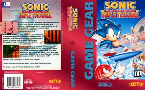 Sonic Triple Trouble Tectoy Sonic Triple Trouble Tectoy
