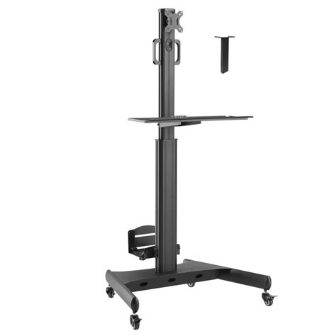 AV LOGIC Mobile PC Monitor Stand With PTZ Camera Adjustable Mount AV Logic