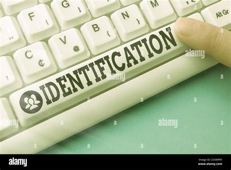 Word Writing Text Identification Business Photo Showcasing An Action