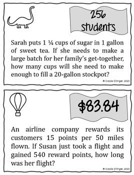 Proportion Word Problems Applications Scavenger Hunt Tpt