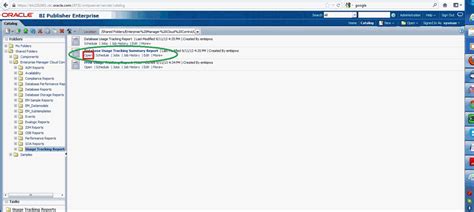 Creating Usage Tracking Reports