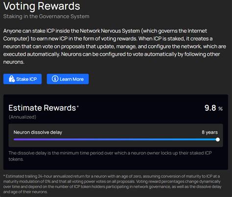 neuron estimate rewards visual error dfinity internet computer developer forum