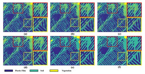 spm results of synthetic hyperspectral imagery at the scale factors 4