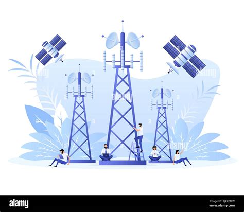Wireless Network High Speed Mobile Internet Signal Network Stock Vector Image And Art Alamy
