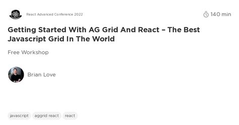 Getting Started With Ag Grid And React The Best Javascript Grid In