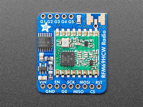 Adafruit Rfm69hcw Transceiver Radio Breakout 433 Mhz Radiofruit