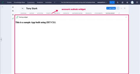 Widget Locations Extension Guide Extensions Zoho Desk