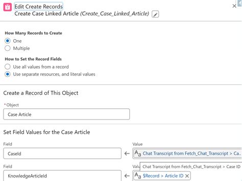 How To Attach Articles Attached To The Chat Transcript To Case In