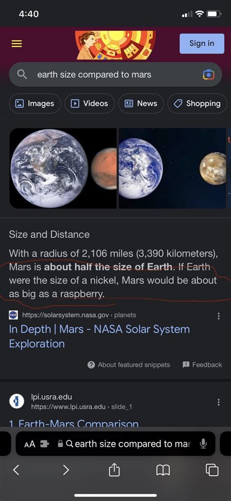 Mars Is About As Big As A Raspberry R Halfagiraffe