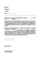 Sample Notice To Explain Tagalog PDFCOFFEE COM