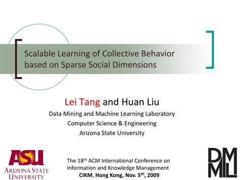 Ppt Scalable Learning Of Collective Behavior Based On Sparse Social Dimensions Powerpoint