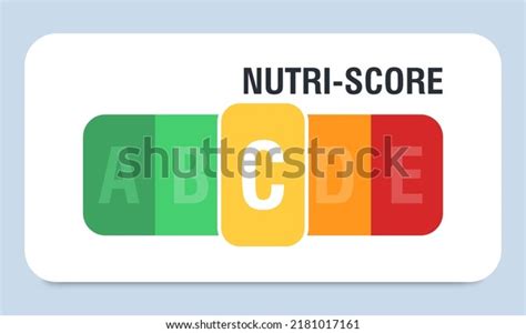 Nutri Score Packaging Design C Score เวกเตอรสตอก ปลอดคาลขสทธ 2181017161 Shutterstock