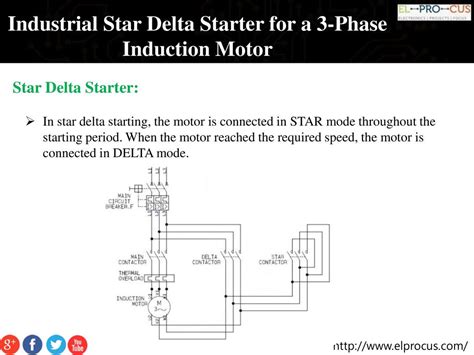 3 Phase Induction Motor Star Delta Connection Diagram Wiring Flow Schema