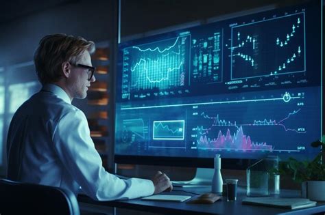 Premium Photo A Scientist Analyzing Data On A Computer Screen