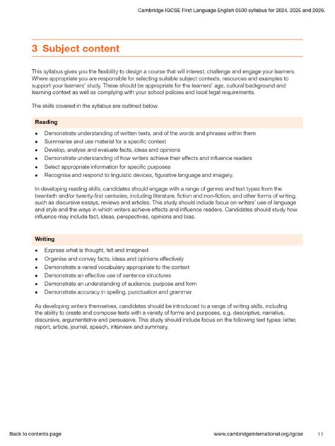Eng Syllabus 0500 Pdf