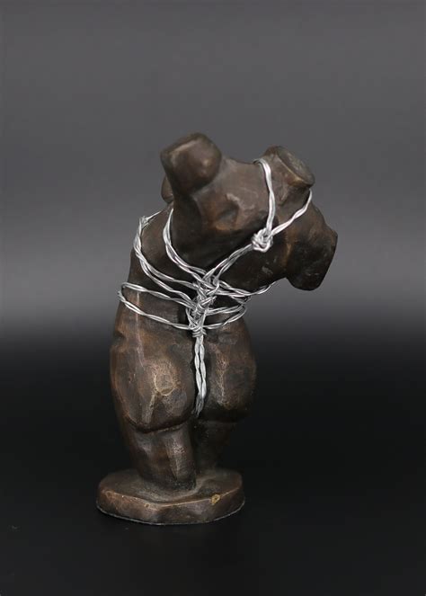 Bronze Shibari Torso Sculpture Erotic Bondage Art Figurine Etsy